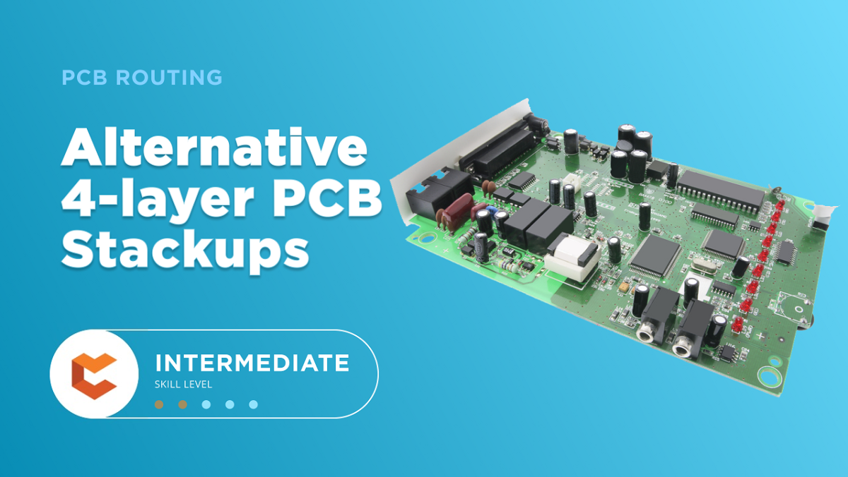 Two Alternative 4 Layer Pcb Stackups With 50 Ohms Impedance Blog
